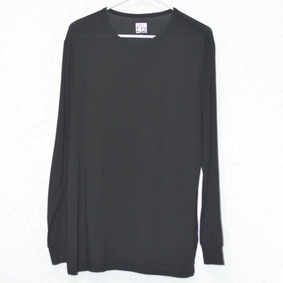 32 Degrees | Underwear & Socks | Mens 32 Degrees Heat Black Long Sleeve ...